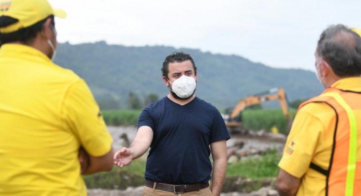 Ministro Rodríguez inspecciona avances en el Periférico Claudia Lars